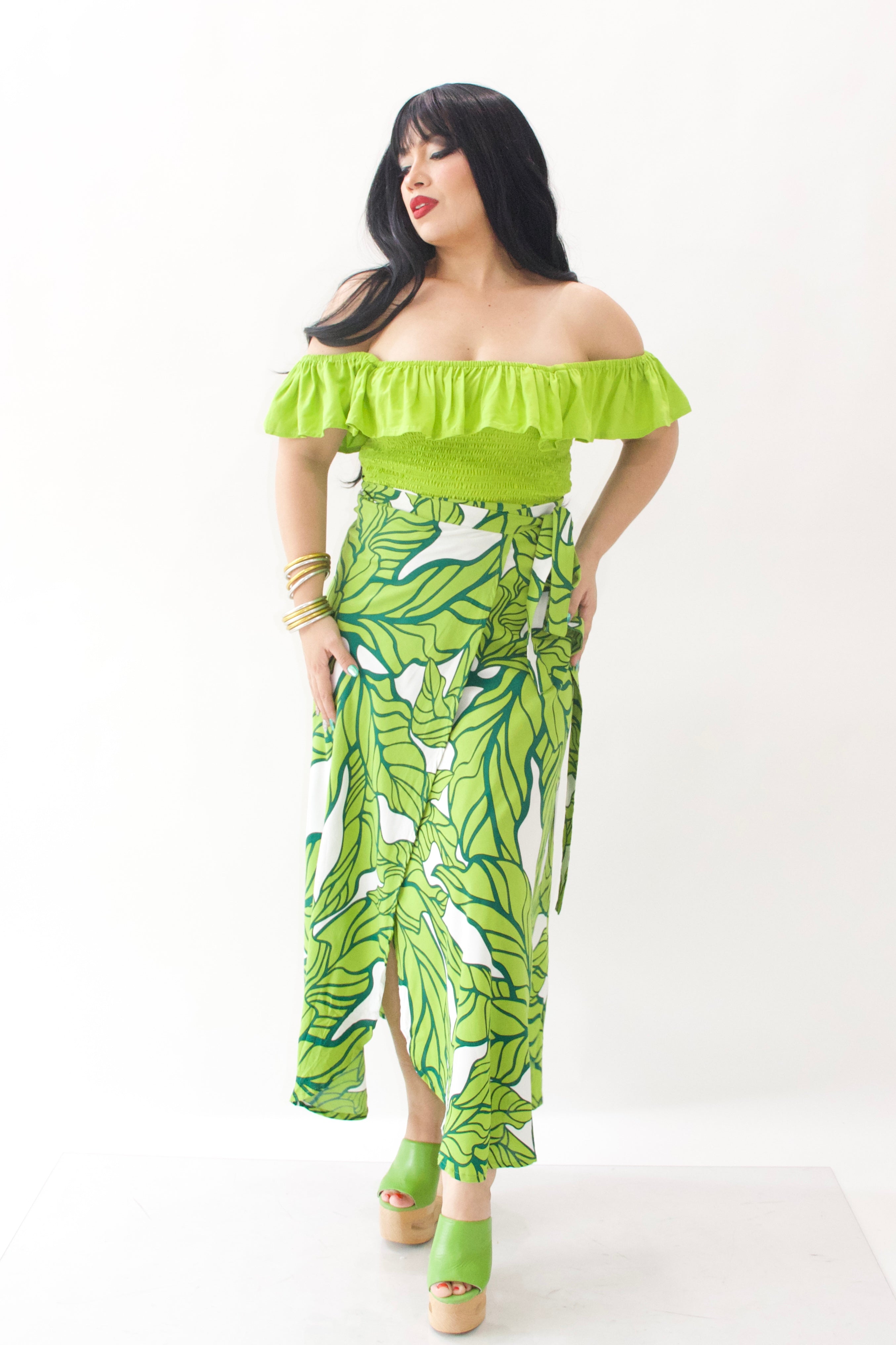 Long Skirt Wrap – Berry Berry by Balina